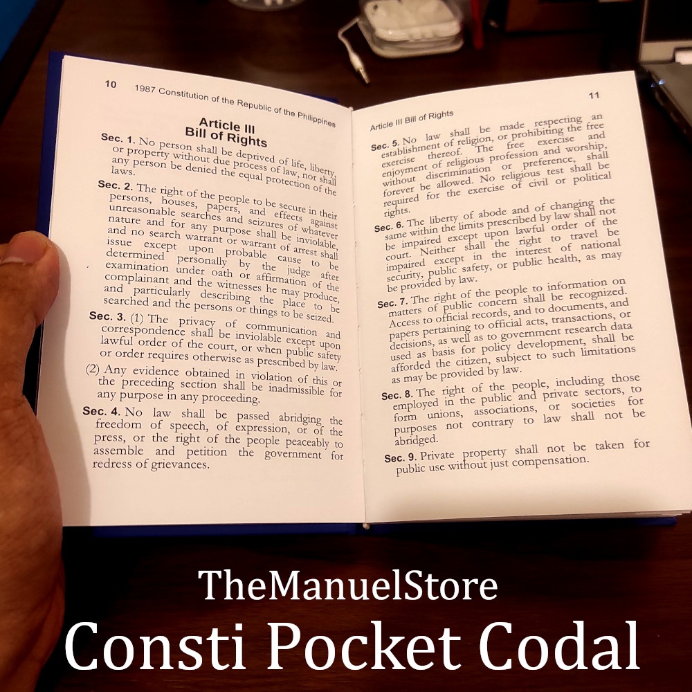 Pocket Codal (2024) - 1987 Constitution of the Republic of the ...