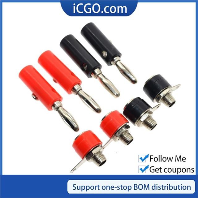 1male and Female 4mm Banana Plug Male and Female to Insert Connector ...