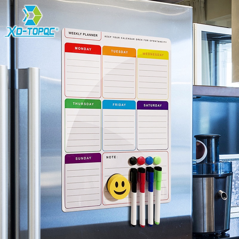 New Whiteboard Planner A3 Magnetic White Board For Notes Dry Wipe ...