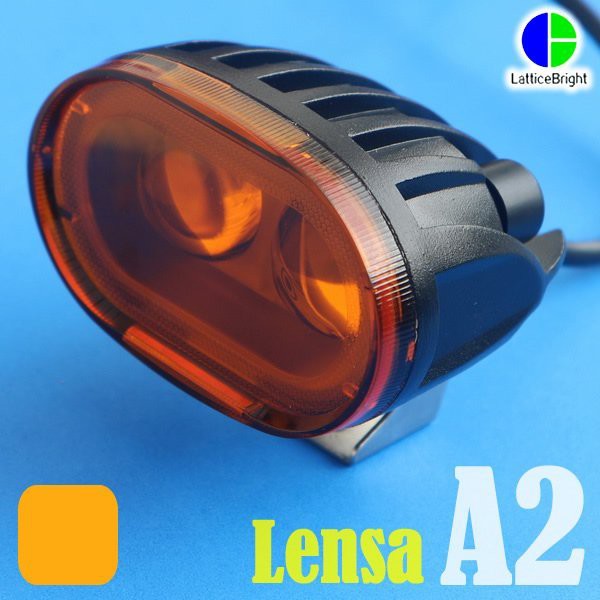Led Vehicle Spotlight Yellow Translucent 20w dc 12-24v Cree | Shopee ...