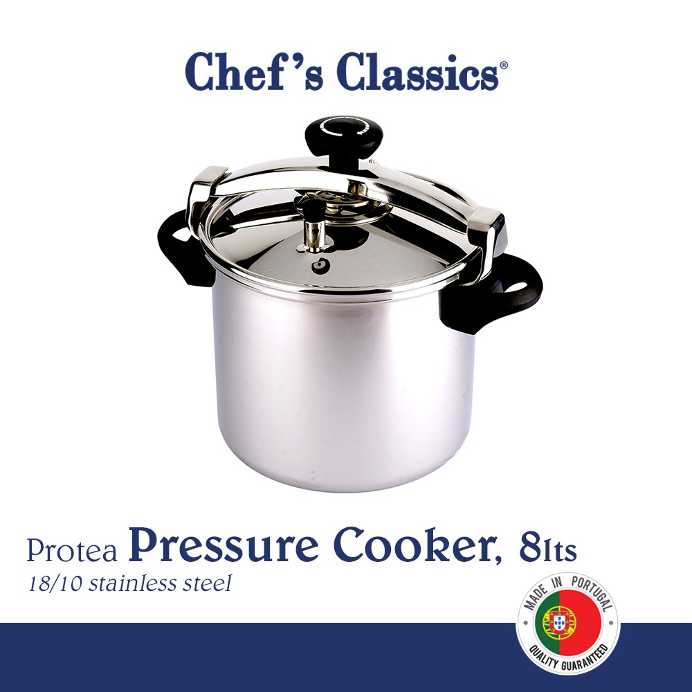 Chef's Classics Protea Stainless Steel Pressure Cooker, 8lts | Shopee ...