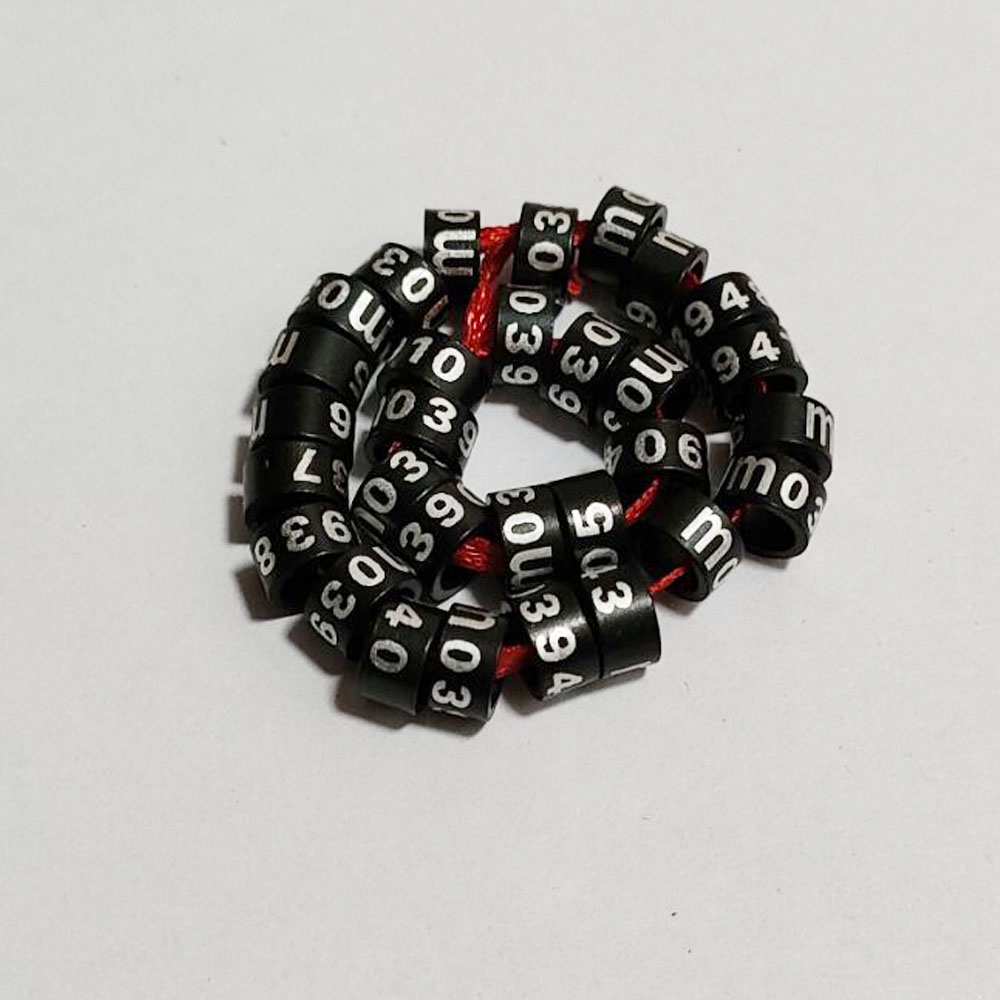 30 pcs/10 pcs 5mm Birds Foot Ring African Love Birds Straight Aluminum ...