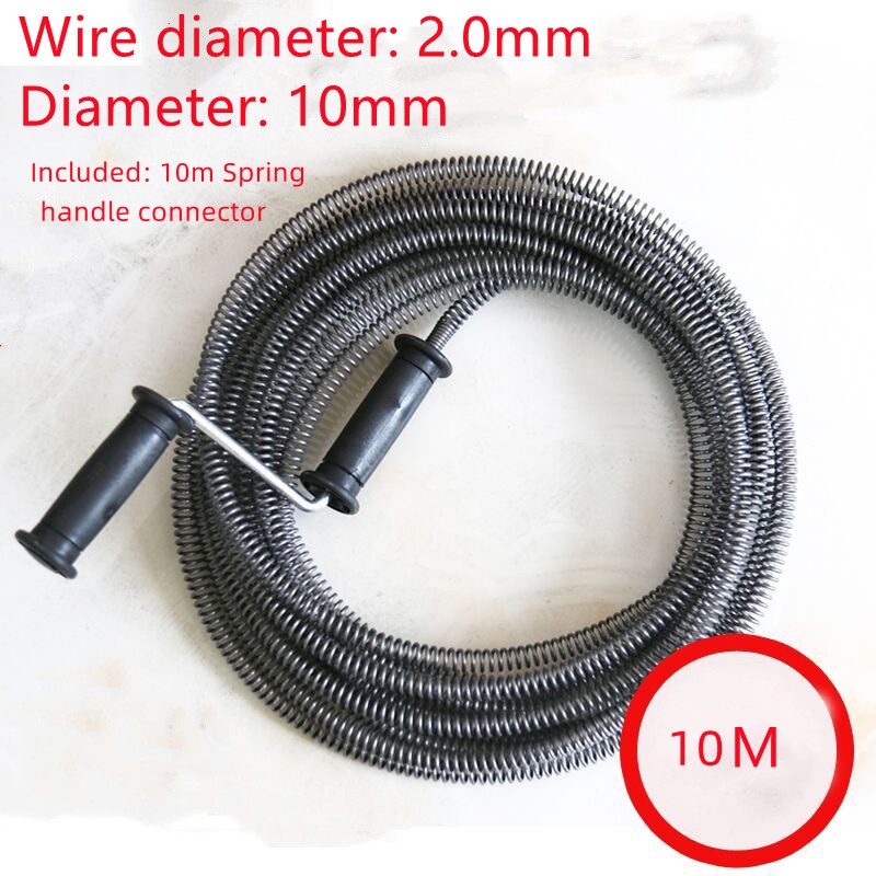 Snake Wire Pipeline Stainless Dredg Tool Handheld Drain Snake Cleaner ...