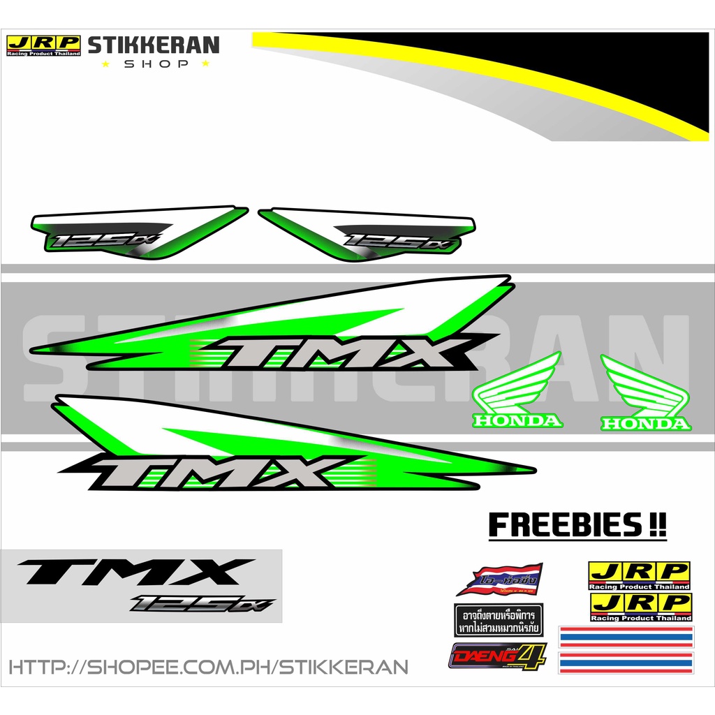 TMX 125 CX ALPHA STOCK DECAL PREMIUM QUALITY | Shopee Philippines