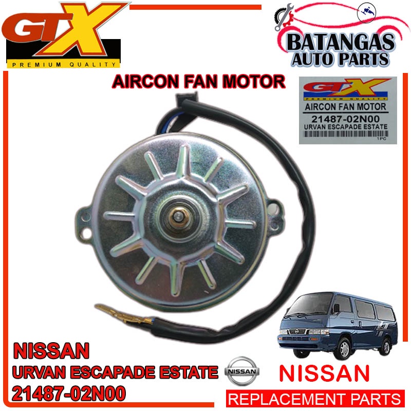 Aircon Fan Motor Nissan Urvan Escapade Estate GTX Part No.: 21487-02N00 ...