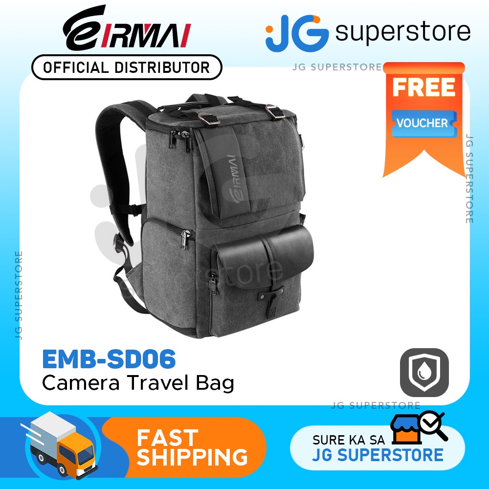 Eirmai Shockproof Waterproof Travel Backpack fits 15" Laptop, Drones ...