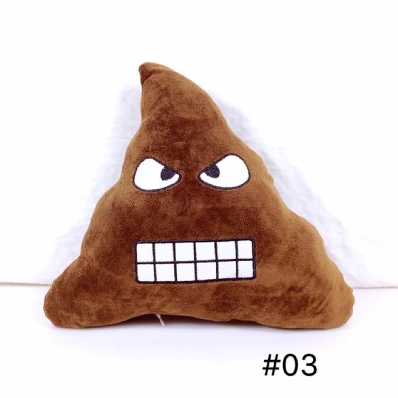 Poop poo Emoji Emotion Pillow Stuffed Pillow Cushion 30cm | Shopee ...