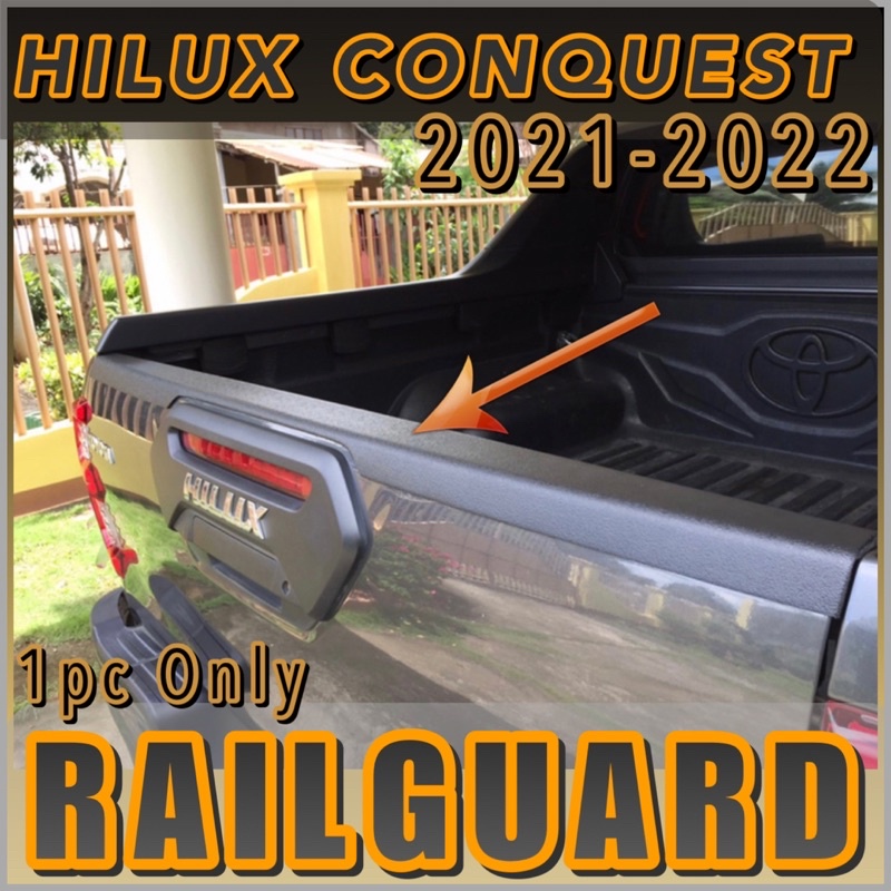 TOYOTA HILUX CONQUEST 2021-2024 RAIL GUARD 1pc only (hilux accessories ...