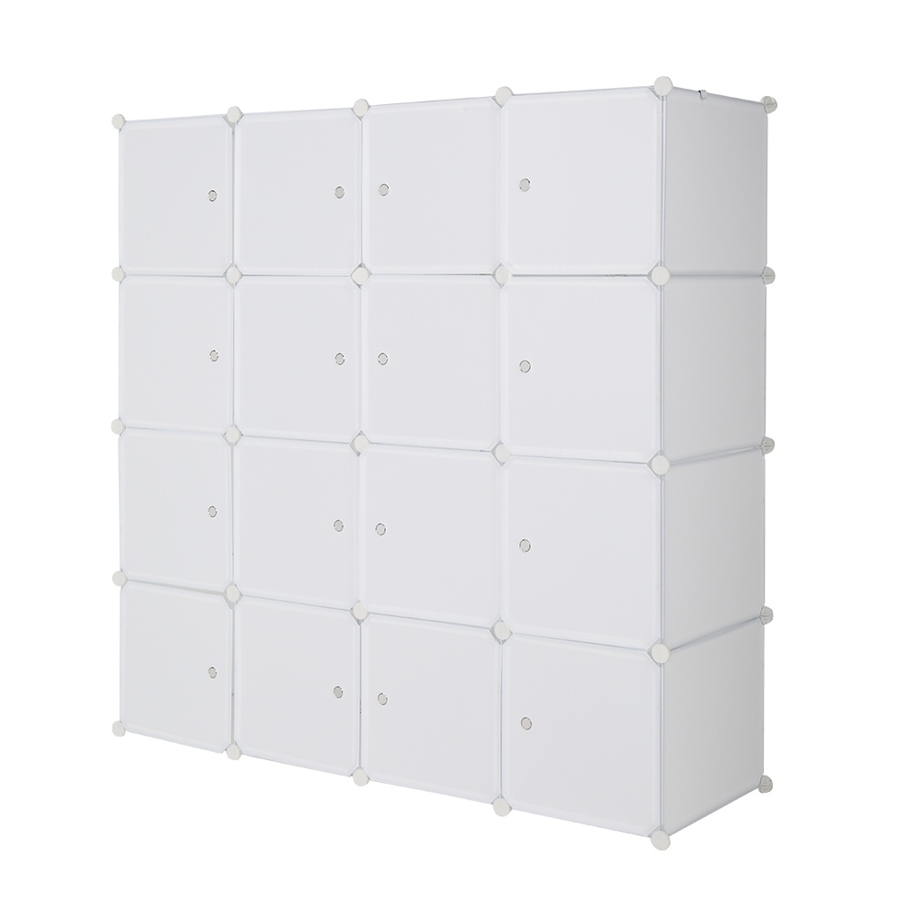 16 Cube Organizer Stackable Plastic Cube Storage Shelves Design ...