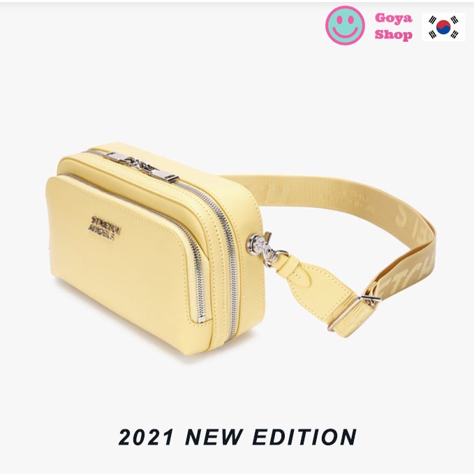 STRETCH ANGELS New Basic Panini bag Light Yellow 3-way crossbody bag ...
