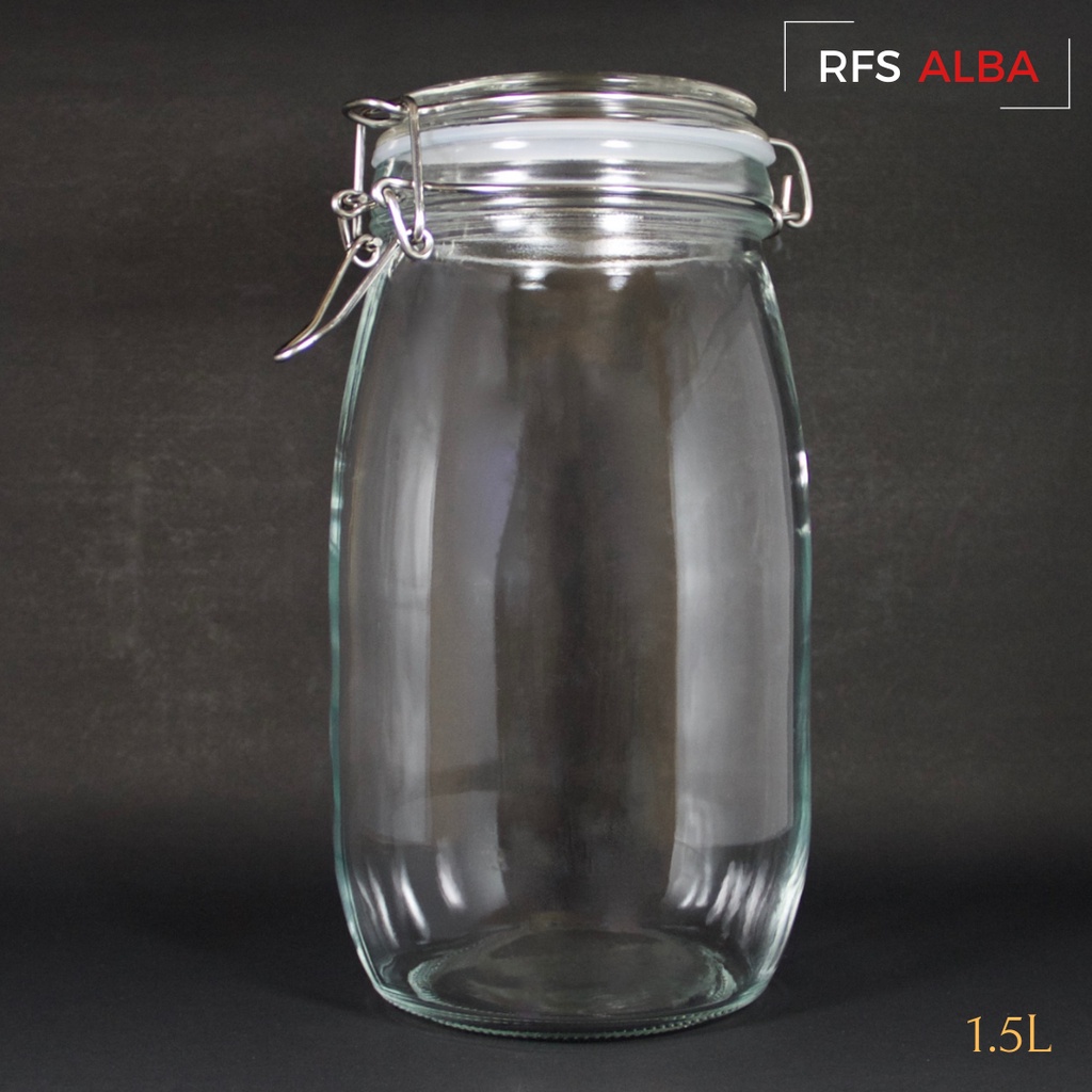 Square Airtight Glass Jar - 1Litre (High Quality) | Shopee Philippines
