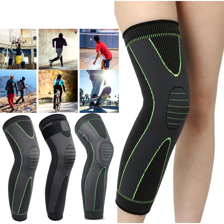 Fitness Running Cycling Knee Support Braces Elastic Nylon Sport ...