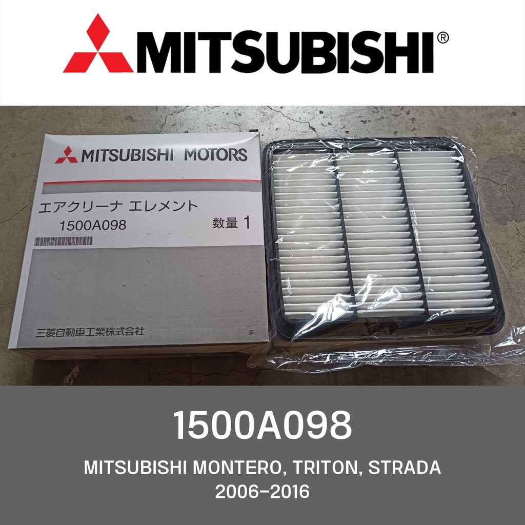 Air Filter Mitsubishi Montero 2008-2015 / Strada 2005-2014 1500A098 ...