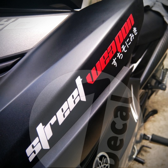 Street Weapon Racing 2 Colors Available Sticker Decal | Shopee Philippines