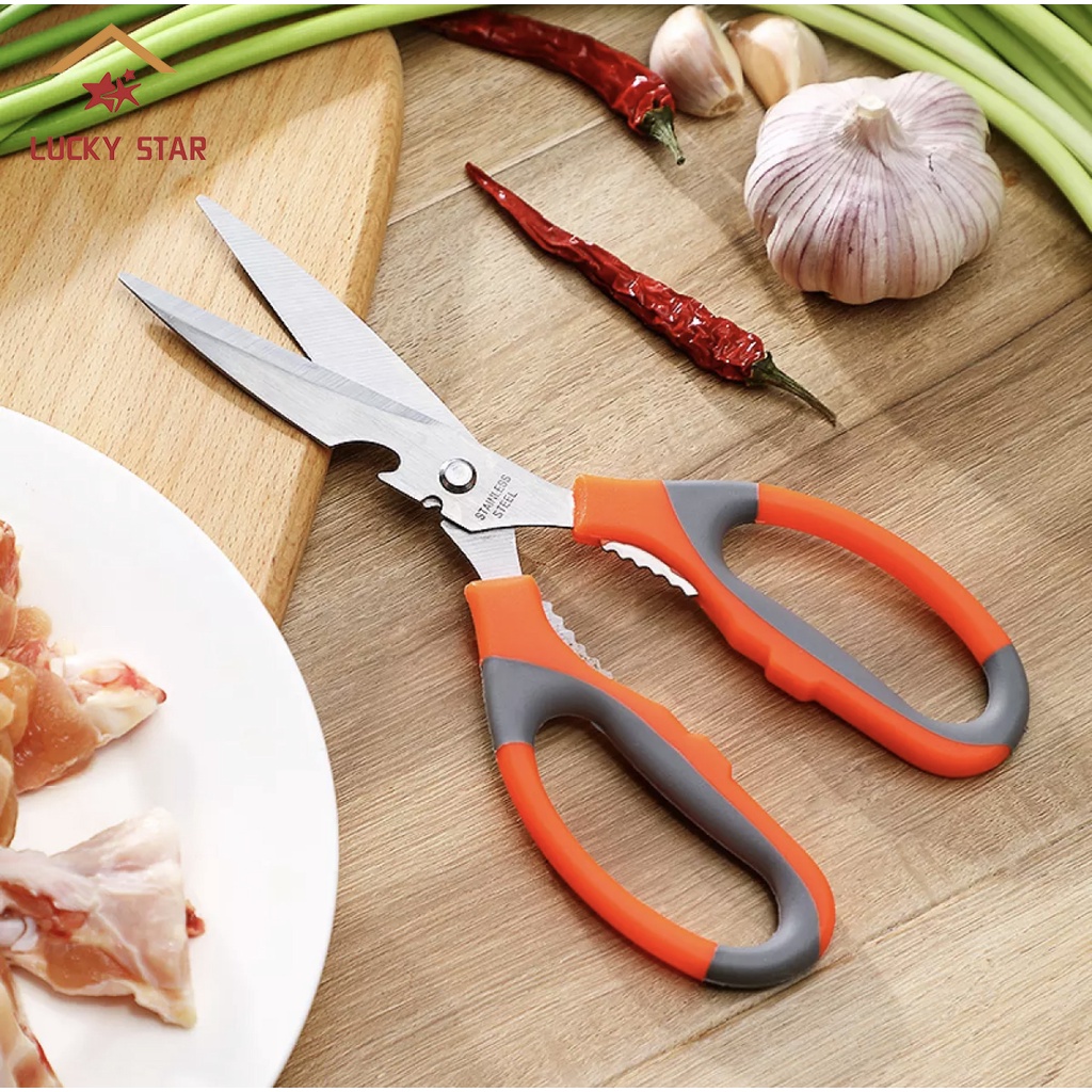 K-024 Multi-Functional Kitchen Scissors Chicken Scissor Stainless Steel ...