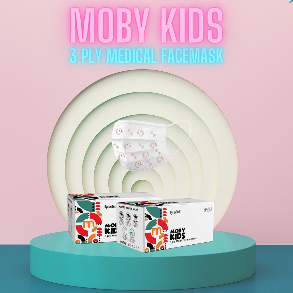 3ply RycorTech Mask Prime Moby Kids® Medical Grade | 50's. | Shopee ...
