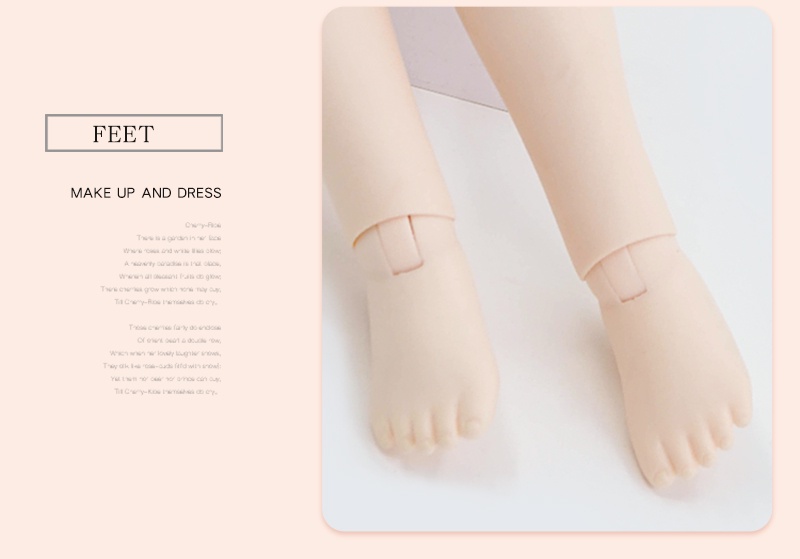 Dream Fairy 1/4 BJD Plastic Material Nude Doll Natural Skin 16 Inch ...