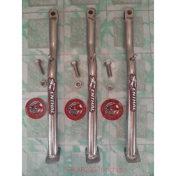 STAINLESS SIDE STAND XR200/CRF150L/XTZ125/XR150/KLX150 | Shopee Philippines