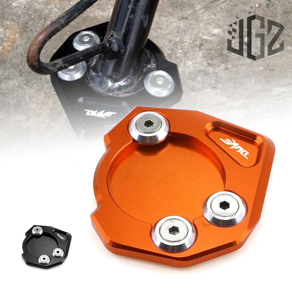 Motorcycle Accessory CNC Kickstand Side Foot Stand Pad Extension Base ...