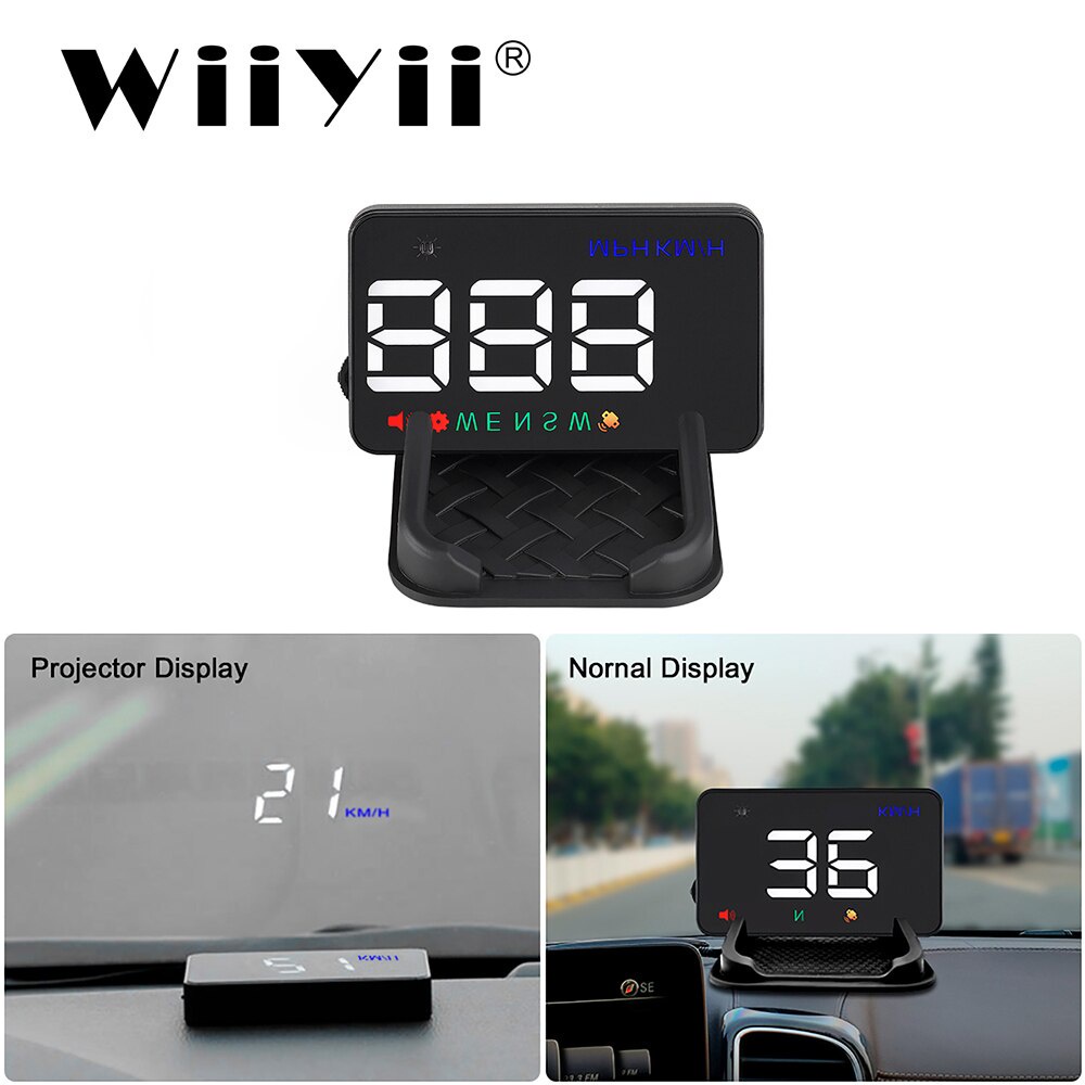 WiiYii A5 HUD satellite Newest GPS speedometer car hud head up display ...