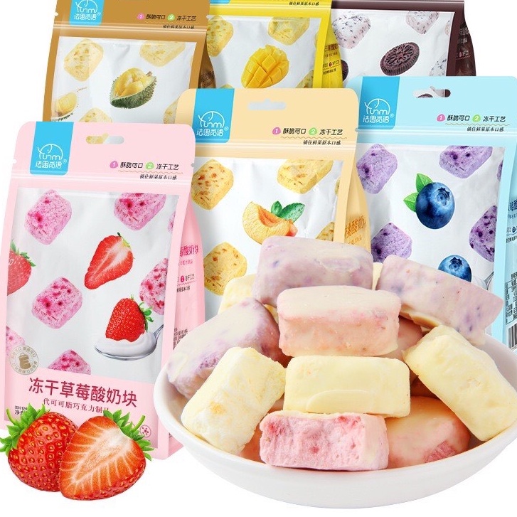 [dried Yogurt] Cereal, Yogurt, Sugar-Free Dried Fruit Yogurt Block ...