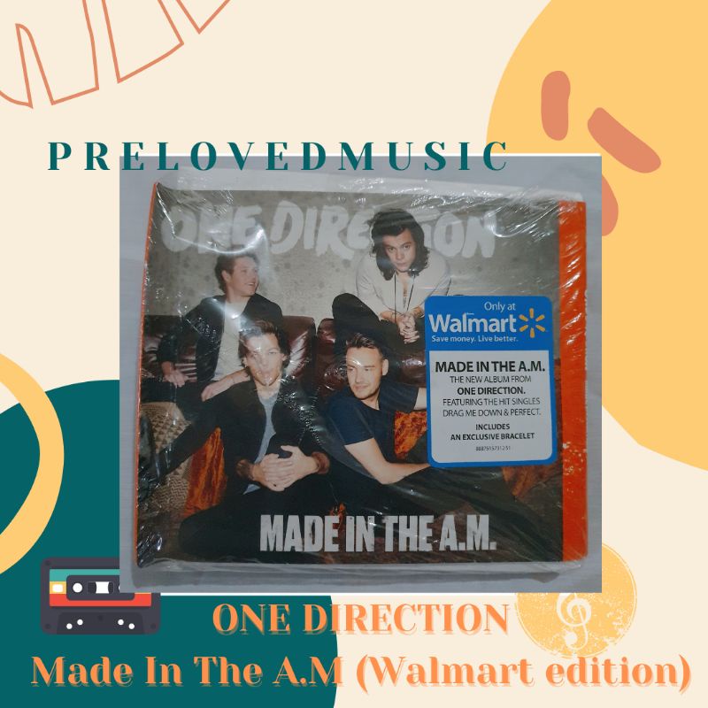 One Direction Seal Made In The AM AM + Official Bracelet (Walmart ...
