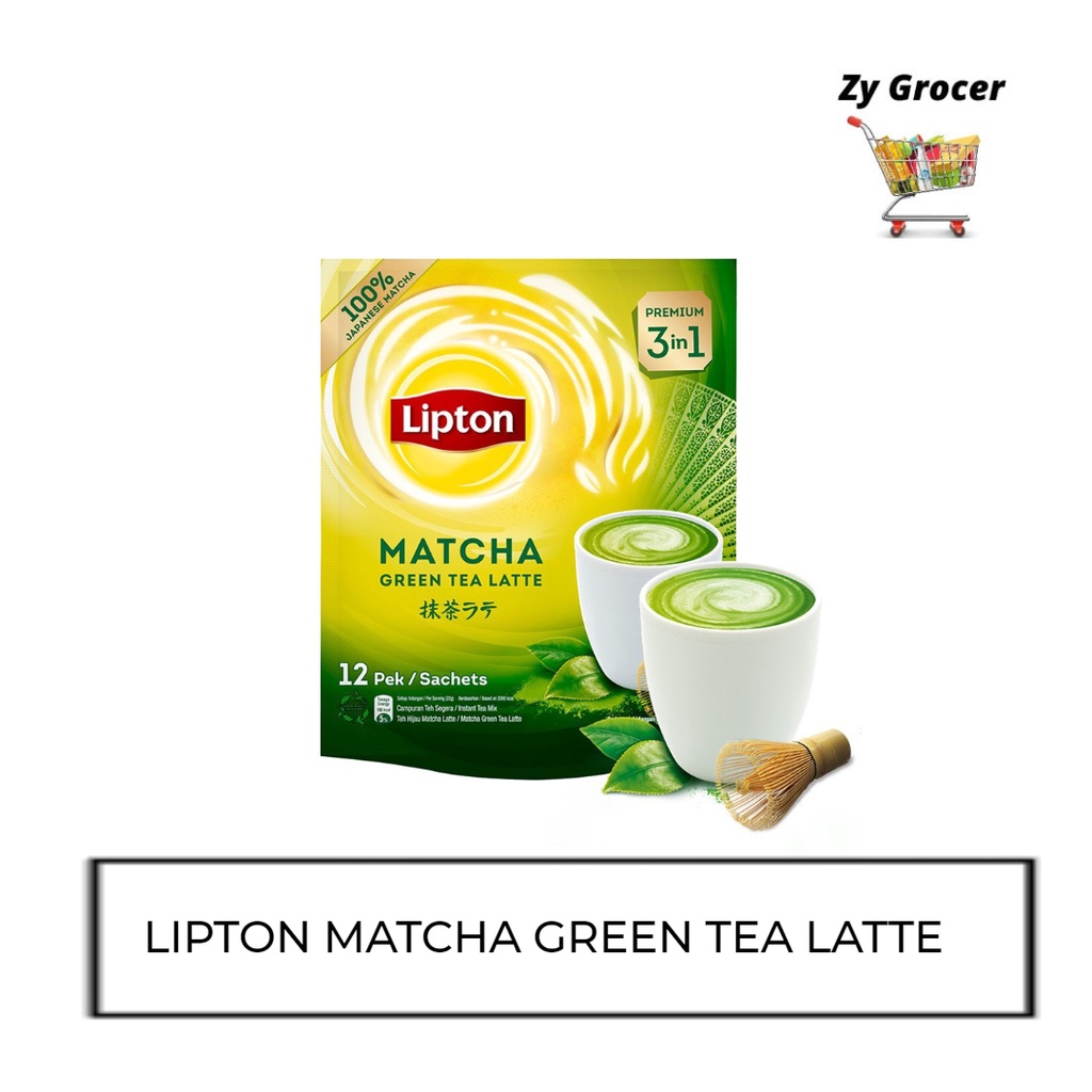 LIPTON MILK TEA 3 IN 1 MATCHA 12 STICKS | Shopee Philippines