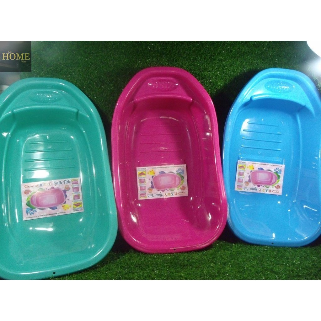 #2002 Hi-Top Colored Baby Bath Tub (3 colors are available) | Shopee ...