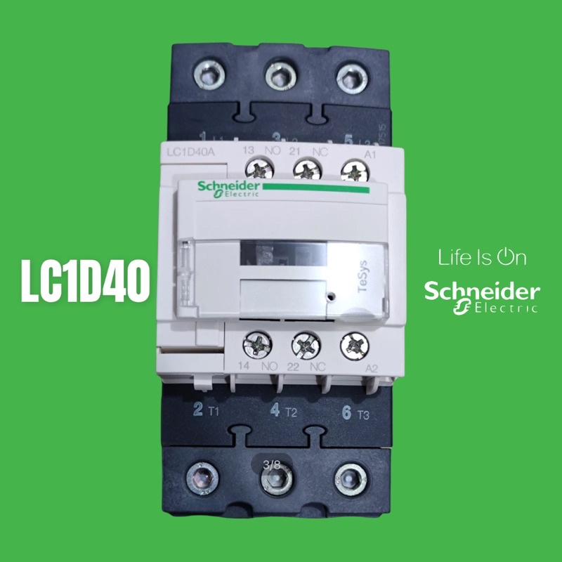 Schneider LC1D40 Magnetic Contactor | Shopee Philippines