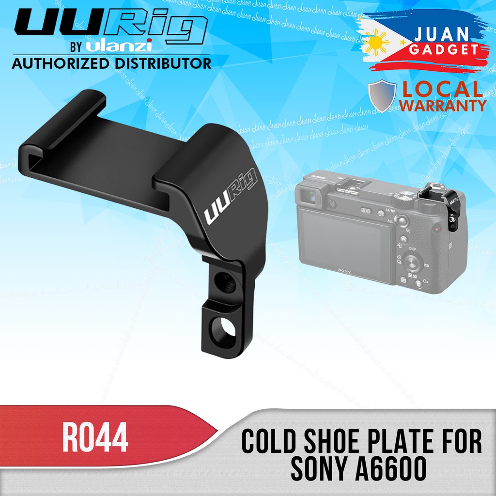 Ulanzi UURig R044 Aluminum Metal Cold Shoe Plate For Sony A6600 Extend ...