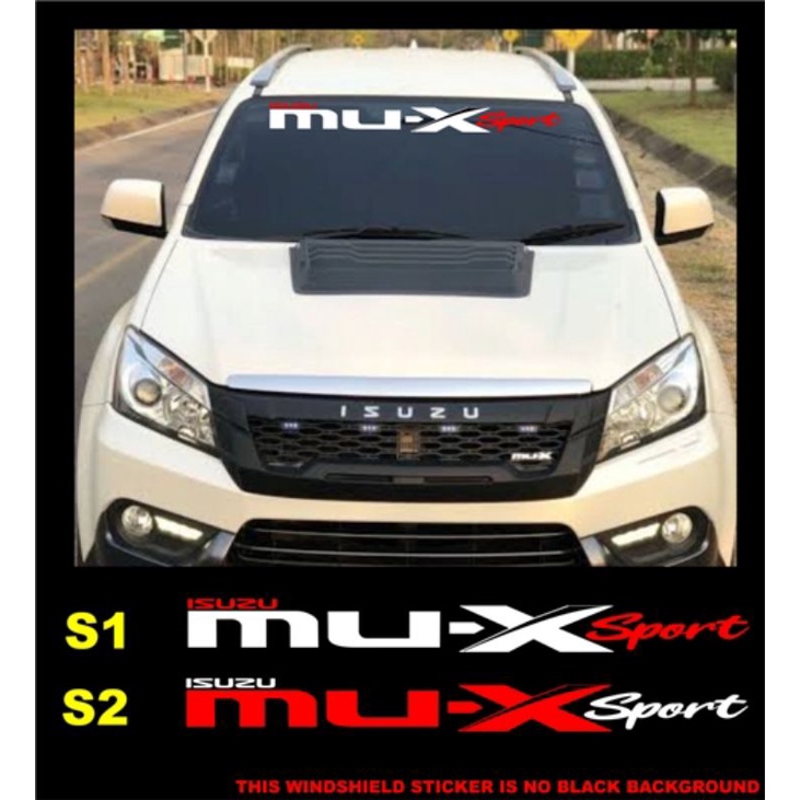 Windshield Sticker Design for Isuzu Mux/Mu-x | Shopee Philippines