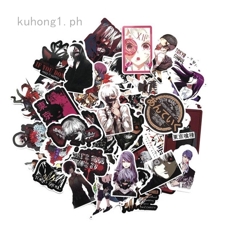 Tokyo Ghoul Sticker Anime Stickers For Laptop Suitcas Bicycle Car ...