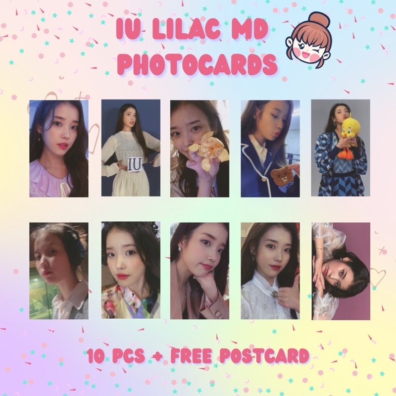 IU LILAC MD & LILAC Album Photocards | Shopee Philippines