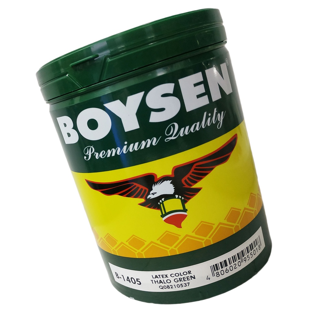 BOYSEN LATEX COLOR THALO GREEN B-1405 ( 1 LITER ) FOR WOOD AND CEMENT