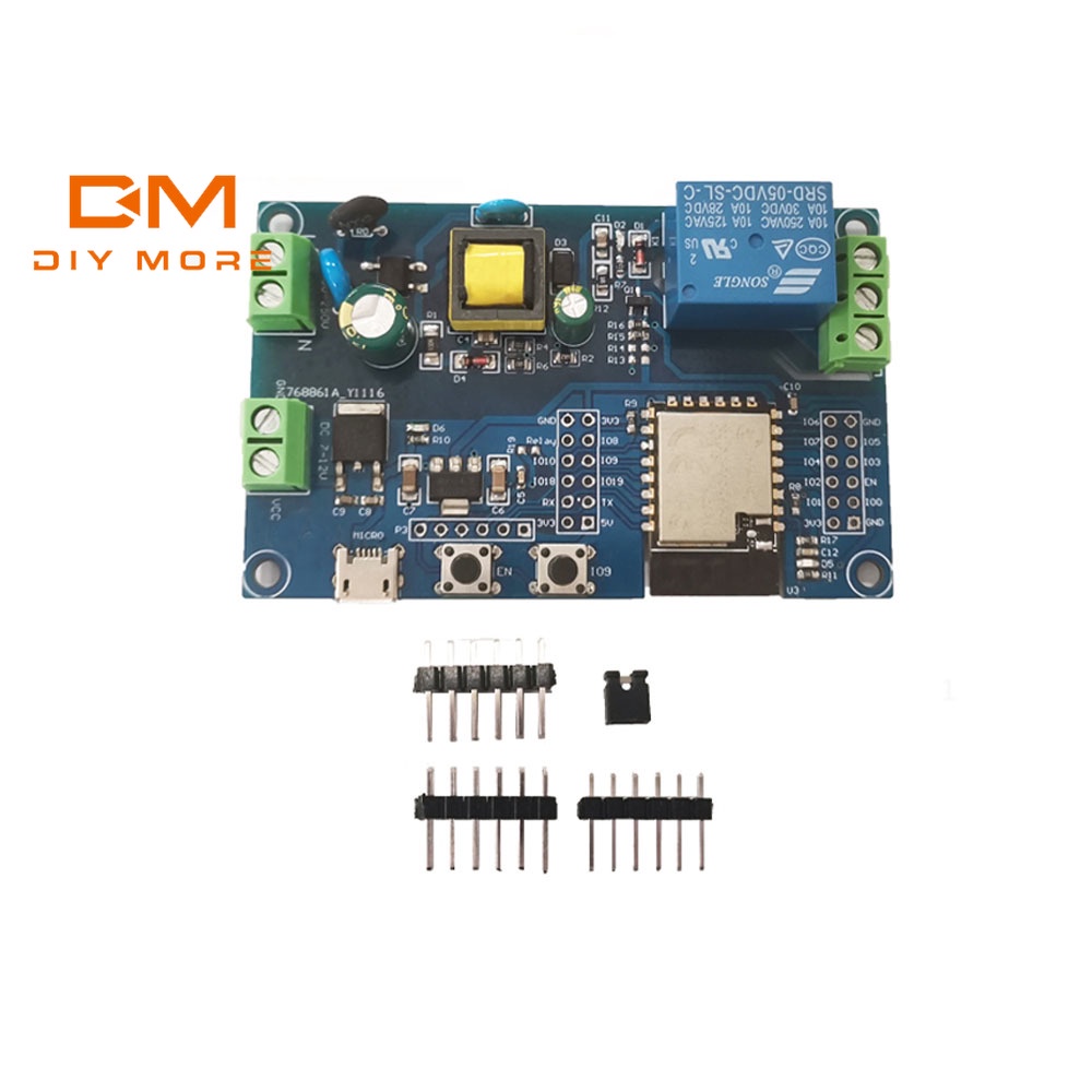 DIYMORE Wi-Fi Bluetooth Single Relay Module Esp32-C3 Esp-C3-12F ...