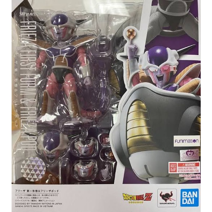 SHF S.H. Figuarts Frieza Freeza First form and Frieza Pod | Shopee ...