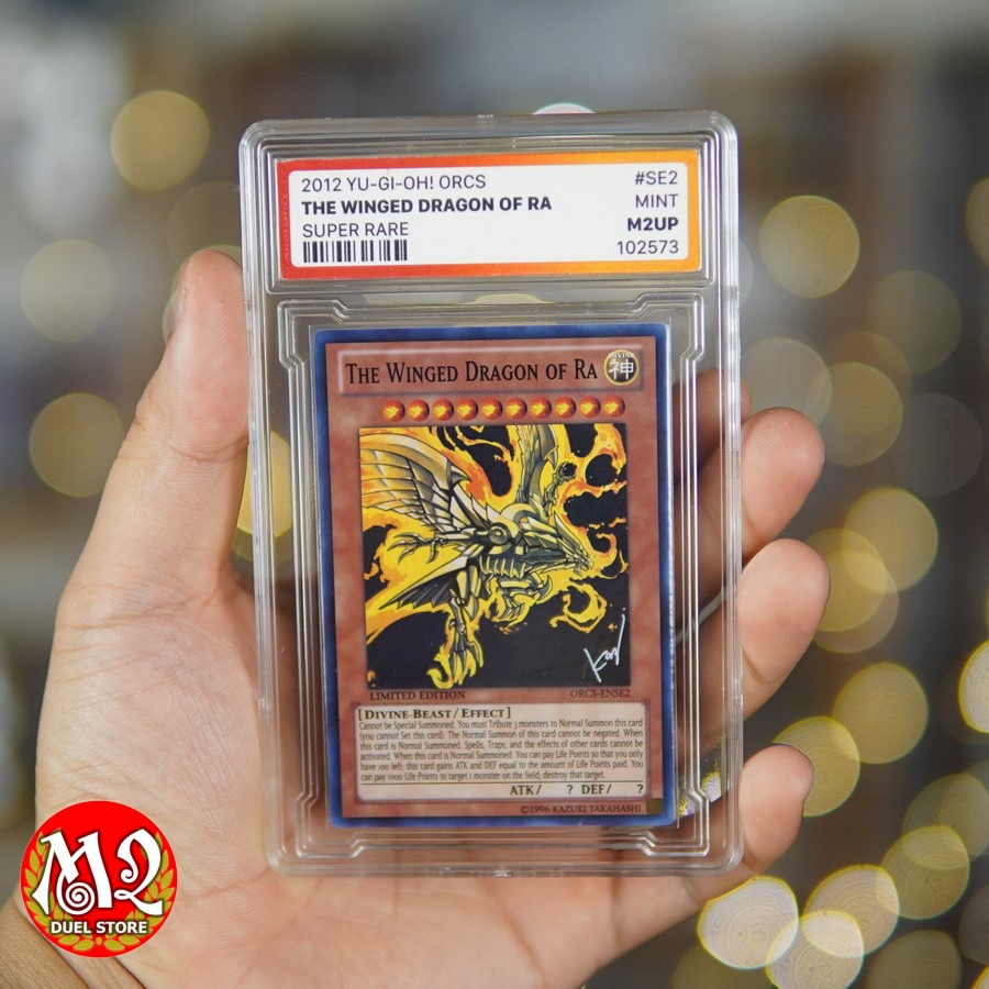 Yugioh ORCS-ENSE2 The Winged Dragon Of Ra Card - Super Rare - Preserved ...
