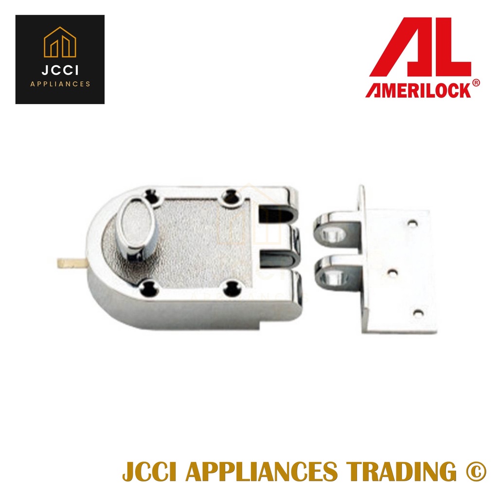 AMERILOCK AL-275 Jimmy Proof Deadlock for Gate Single Cylinder -Chrome ...