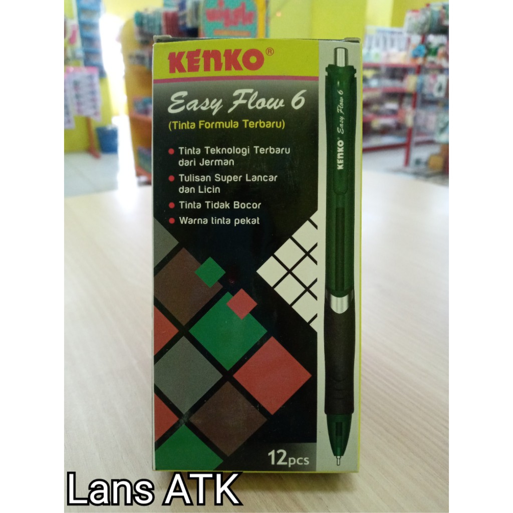 Kenko Easy Flow 6 Ballpoint Pen / Kenko Easy Flow Ballpoint Pen (unit ...
