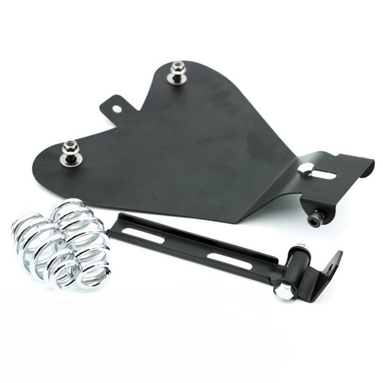 Motorcycle Solo Seat Baseplate&Springs&Bracket Sitting Cushion Mounting ...