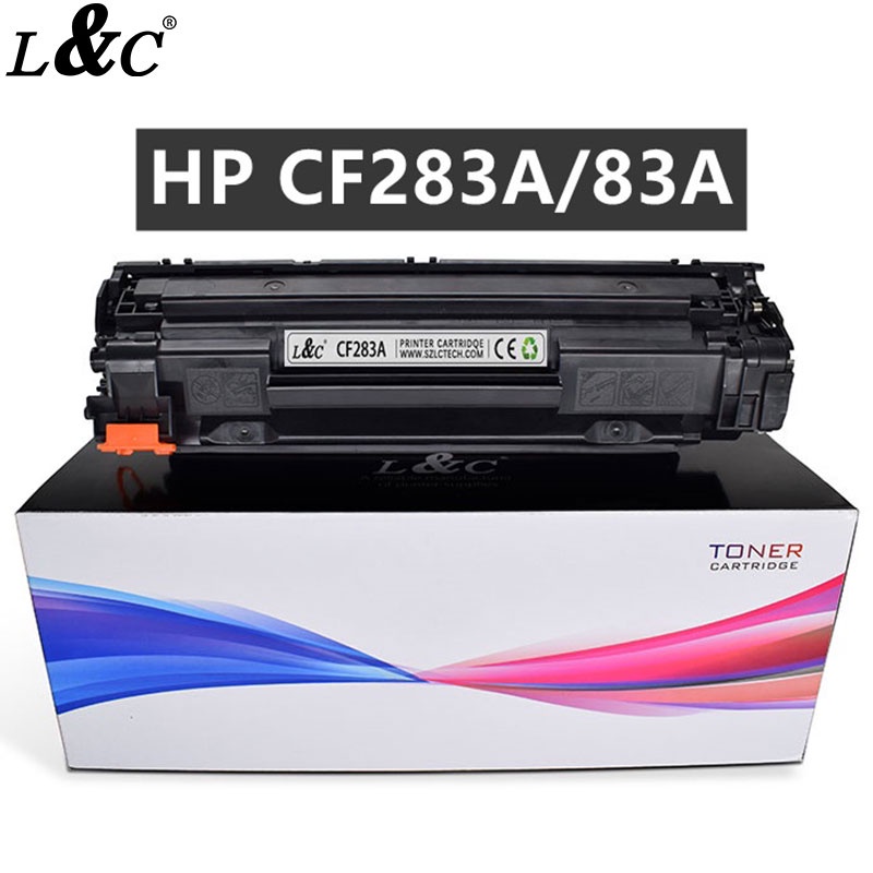 L&C Toner Cartridge CF283A Black for Printer Laser Jet Pro MFP M127 ...