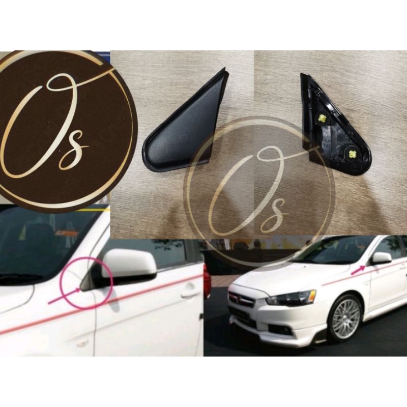 PROTON Inspira Mitsubishi Lancer Outer Side Mirror End TRIANGLE PILLAR ...