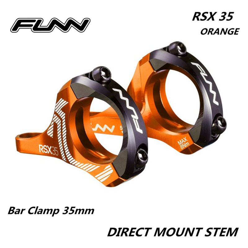 FUNN RSX 31.8MM 35MM FULL CNC DIRECT MOUNT ADJUST DH STEM Bar Clamp 31 ...