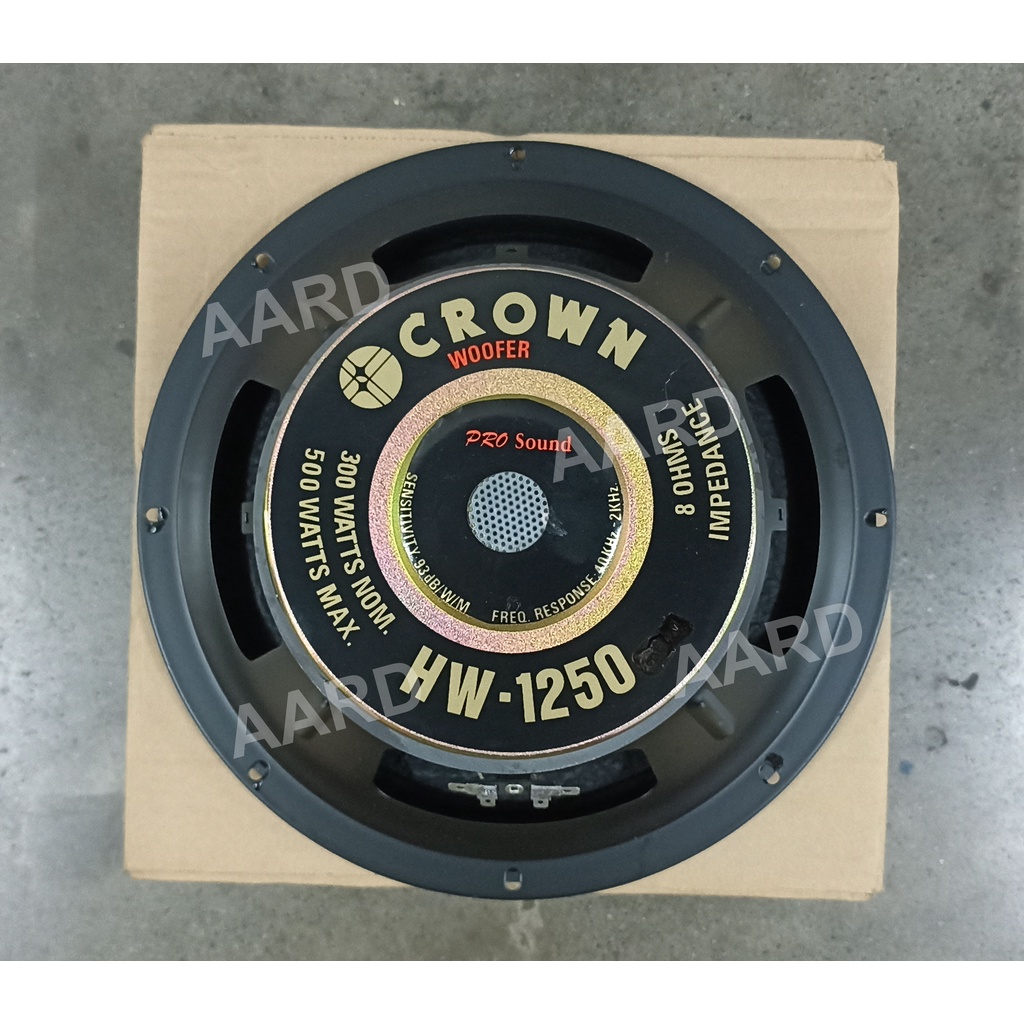 HW 1250 Crown Woofer Speaker 500Watts | Shopee Philippines