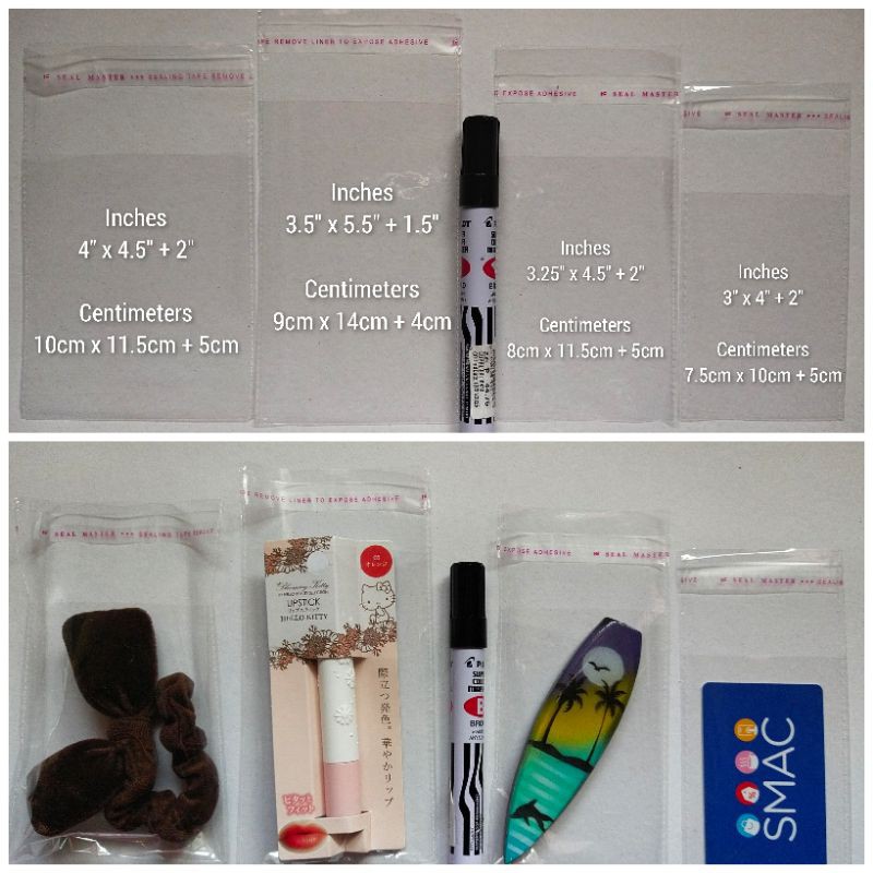 Mini OPP Plastics with Adhesive | Shopee Philippines