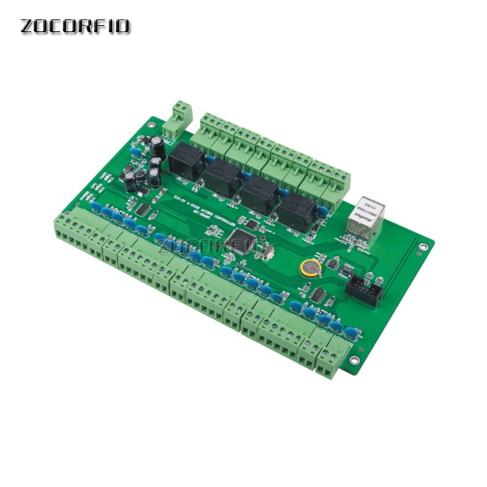 Four Door Network Access Control Panel Board With Software ...