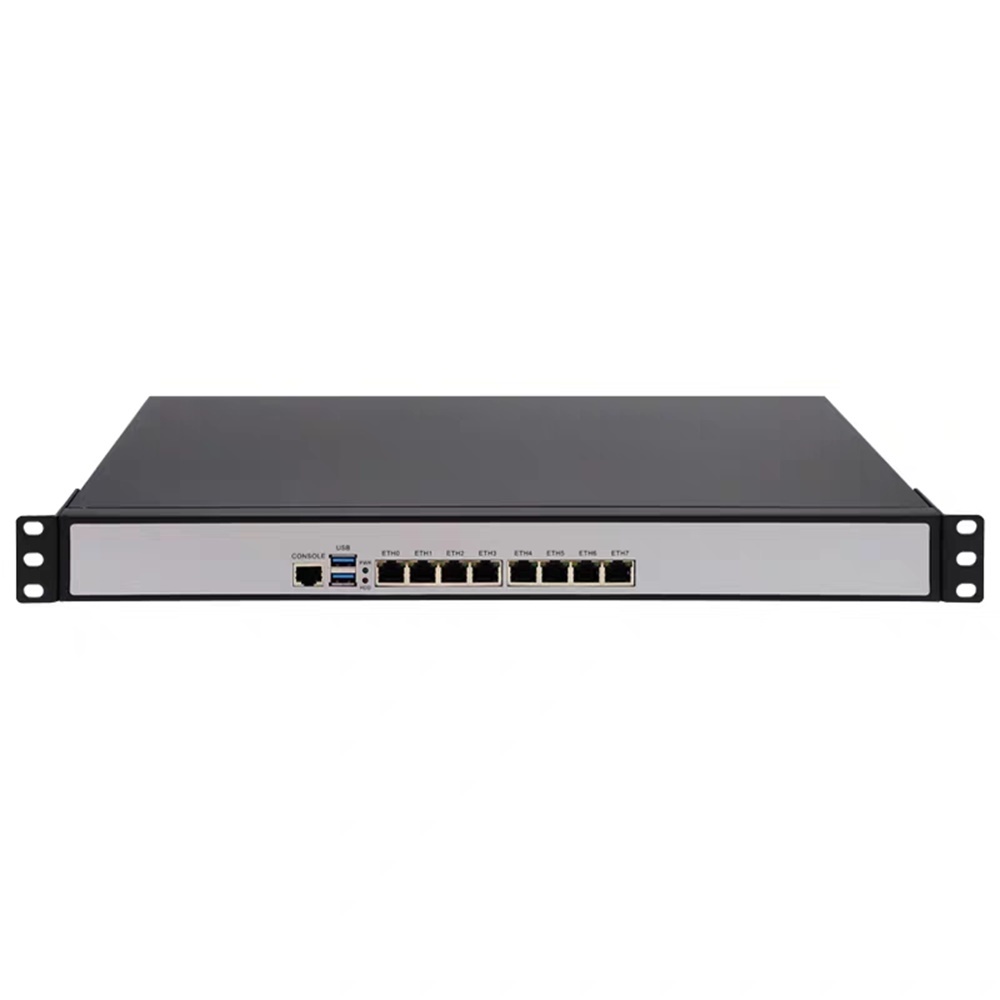1U Rackmount servers Firewall Router With 8 Intel Gigabit NICs Intel ...