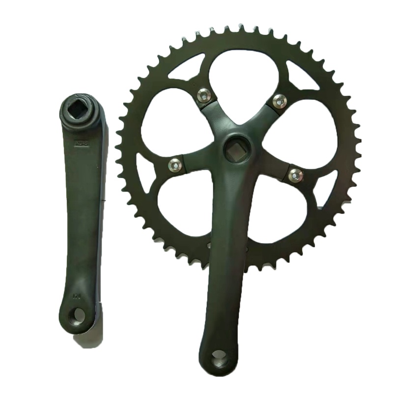 Bicycle Single Speed Crankset For Fixie 48T 52T Square hole Road Crank Set | Shopee Philippines