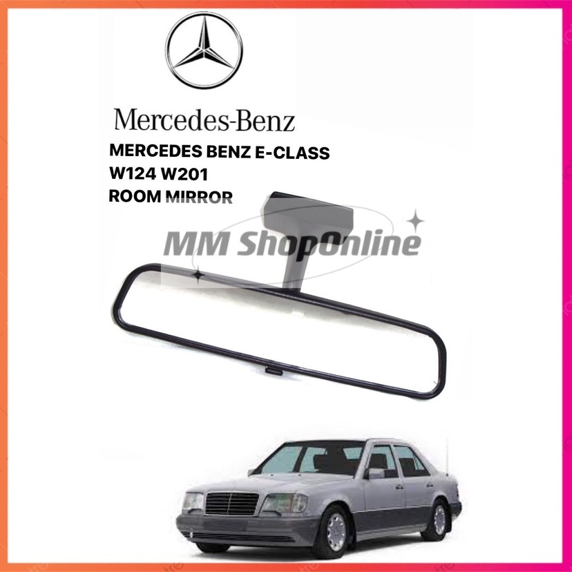 MERCEDES BENZ E CLASS W124 W201 REAR VIEW INTERIOR ROOF ROOM MIRROR ...