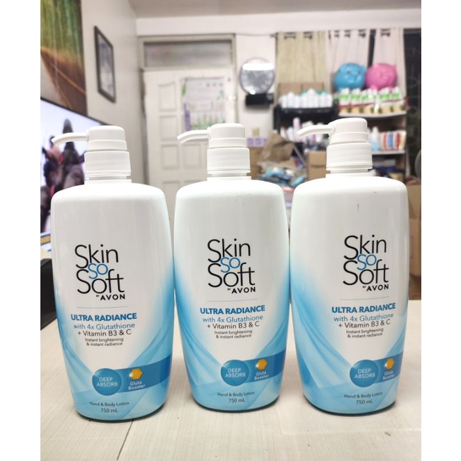 AVON SSS Ultra Radiance Whitening with 4X Glutathione Lotion 750ml ...